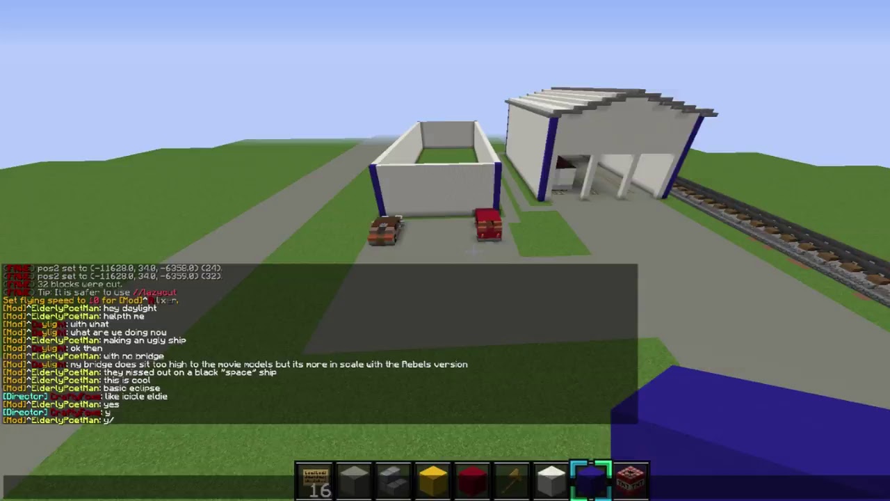 Building a Grain Elevator in minecraft :D take 2 - YouTube