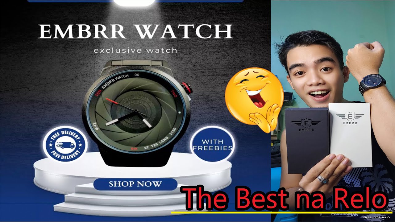 Sulit at Water Resistant na Relo | EMBRR Watch Unboxing Product Review ...