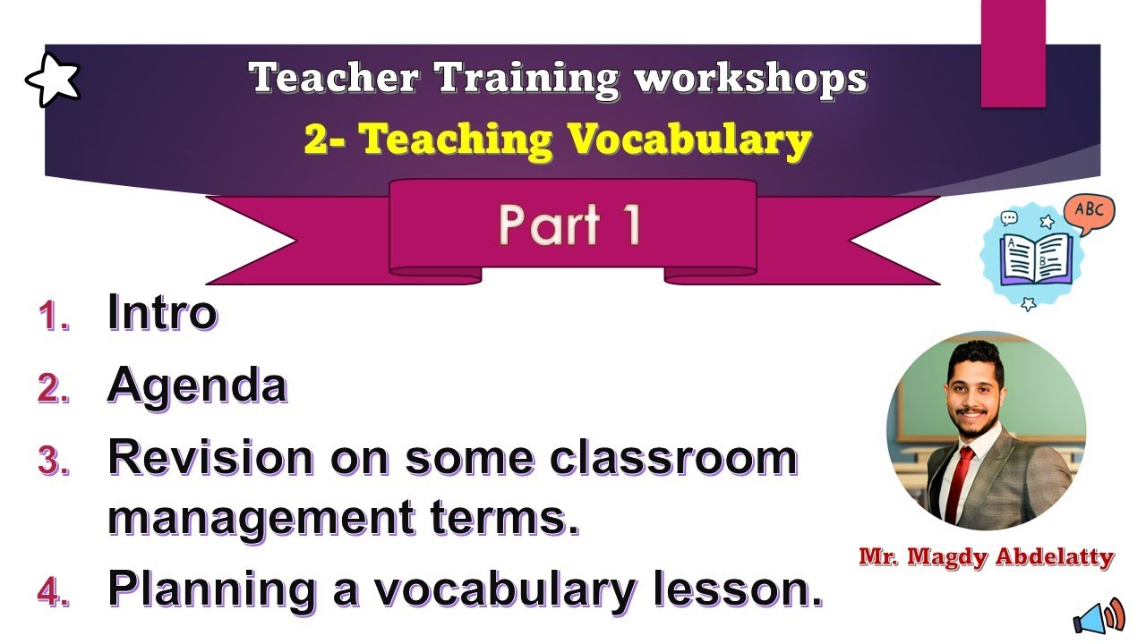 Teaching vocabulary | Part 1 - YouTube