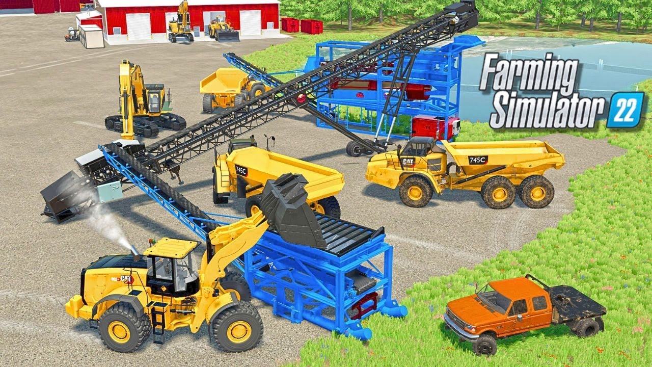 I Run An $1,000,000 Wash Plant? | Gold Mining Farming Simulator 22 ...