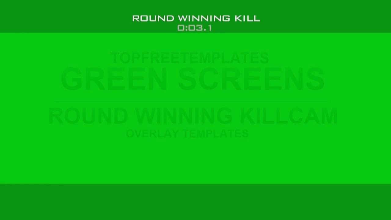 FREE Green Screen Overlay #2 - Round Winning Killcam - YouTube