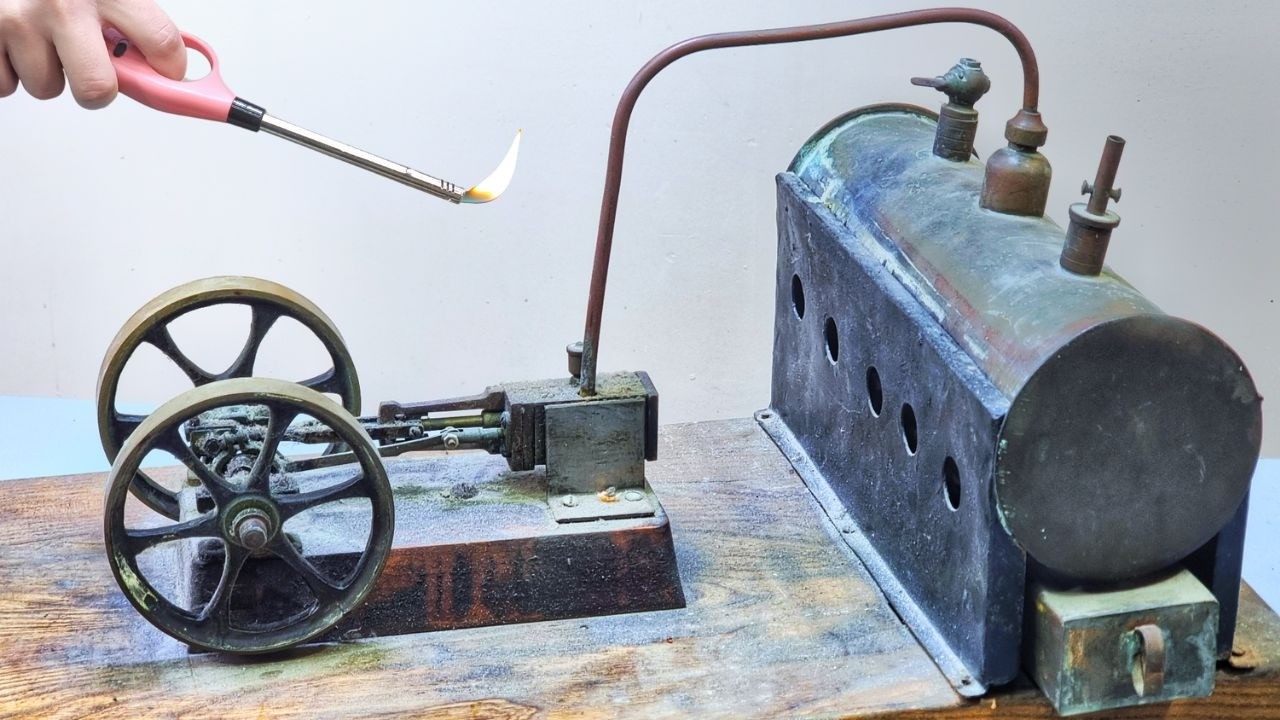 Restoration Seized Steam Powered Machine - Its Secrets Revealed! - YouTube
