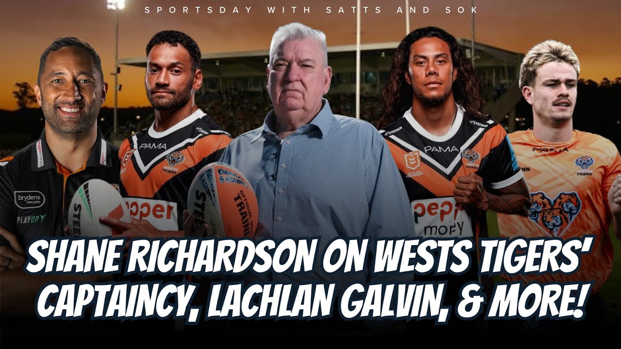 #NRL | Wests Tigers CEO Shane Richardson on new co-captains, Lachlan ...