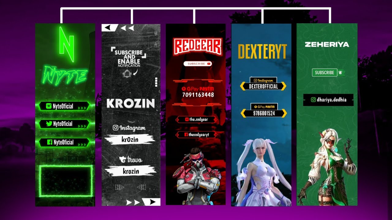 Premium Animated Gaming Overlay for iPad | Streamchamp & Obs Compatible ...