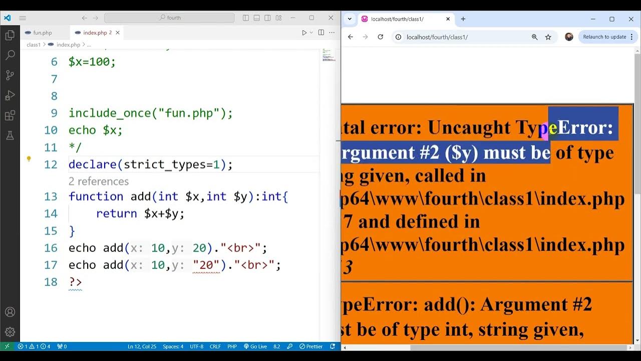 6- Session 4 Arrays Functions and PHP file inclusion and strict type mode - YouTube