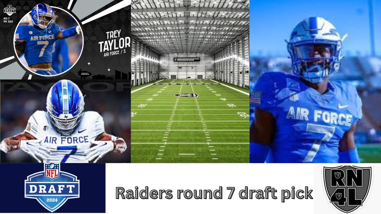 Las Vegas Raiders select Safety Trey Taylor in round 7 - YouTube