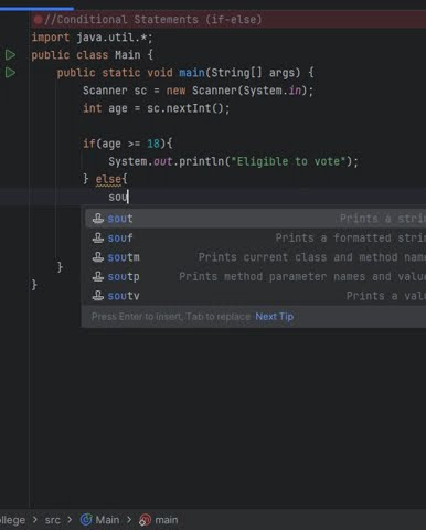 Conditional Operators (If-else) | Java | Easy Learning #java # ...