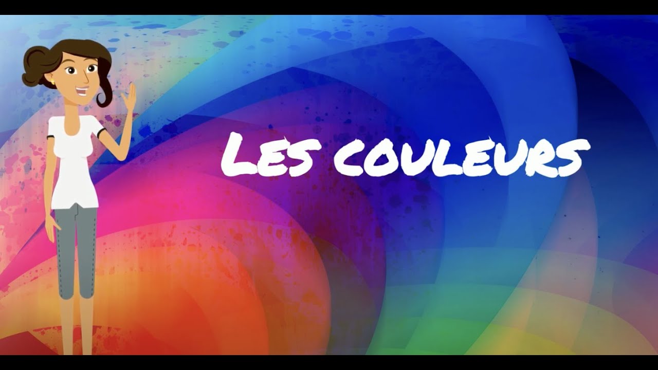 Les couleurs en français The colours in French - YouTube