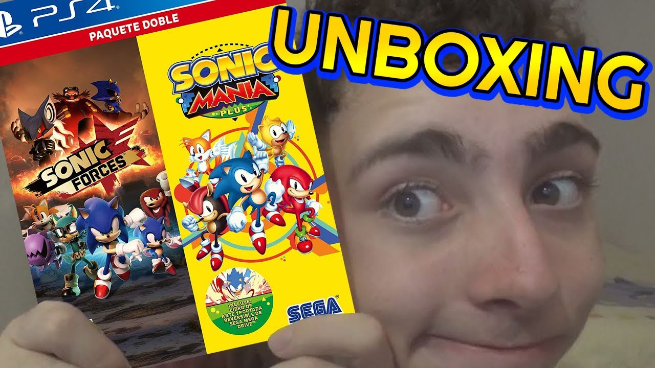 ¡pack BaratÍsimo De Sonic Mania And Forces Unboxing Youtube