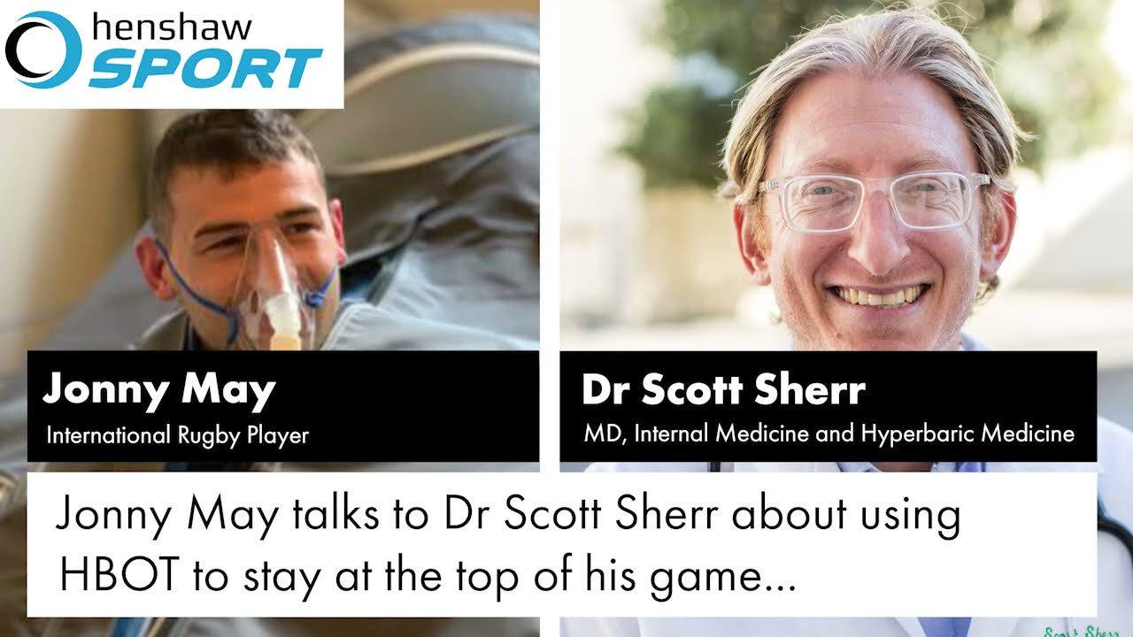 Jonny May uses his Henshaw Sport Hyperbaric Oxygen Therapy chamber to ...