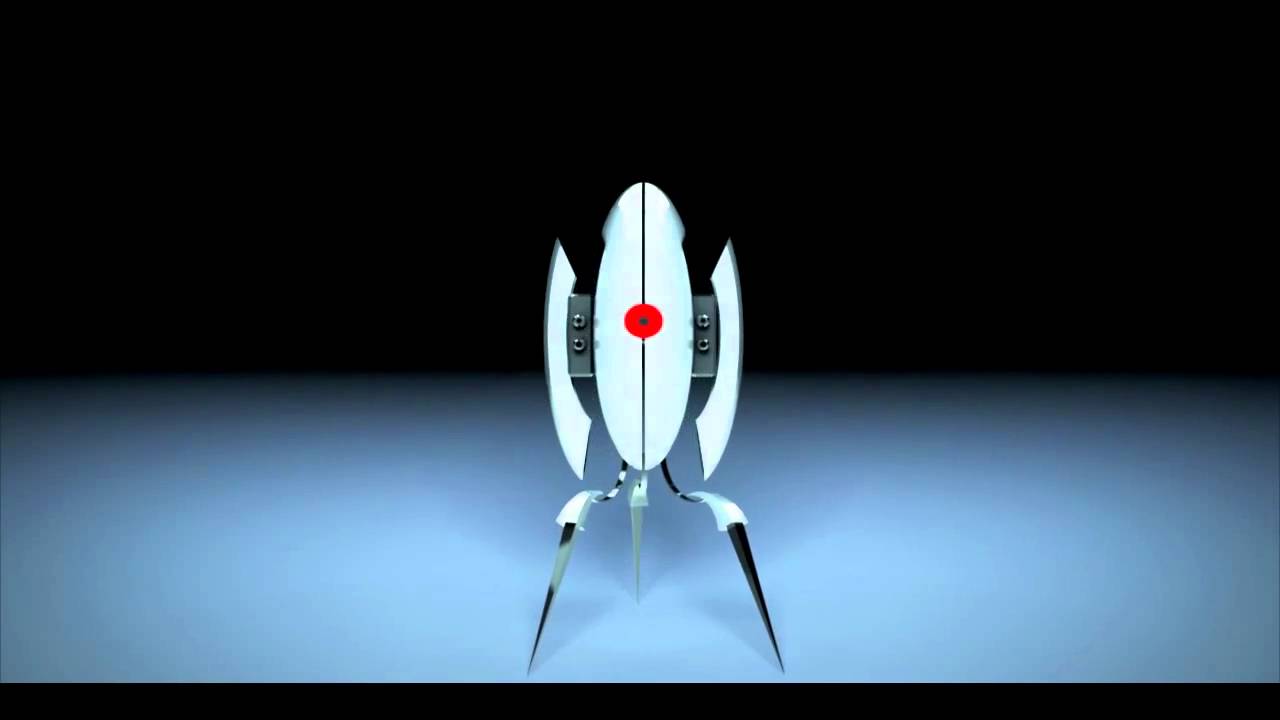 Portal turret animation(bad quality) w/sound by ZzazayaGFX - YouTube