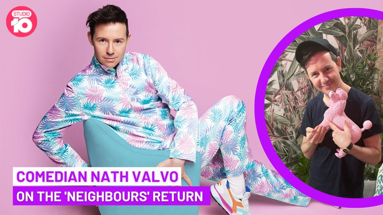 Comedian Nath Valvo on the 'Neighbours' Return | Studio 10 - YouTube