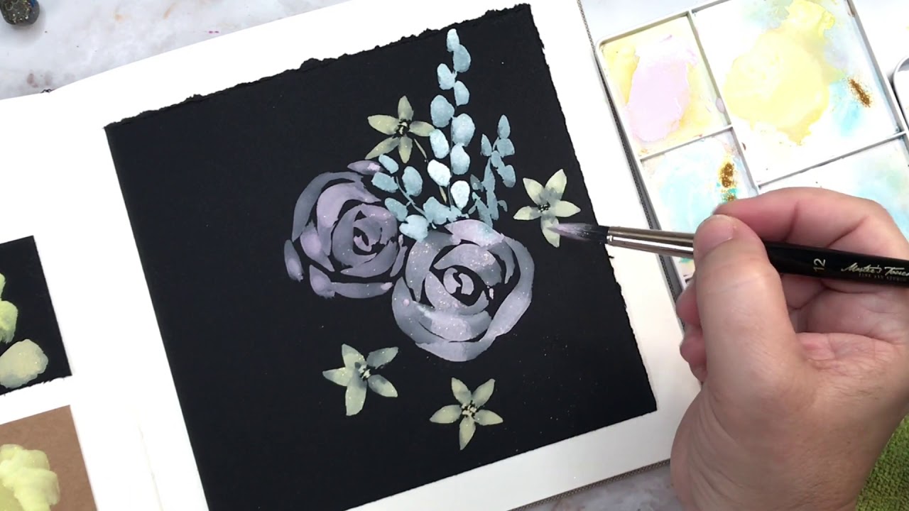 How To Paint Watercolor And Gouache On Black Paper Art Explore Pt 2 June 2020 Jessica Sanders how-to-paint-watercolor-and-gouache-on-black-paper-art-explore-pt-2-june-2020-jessica-sanders
