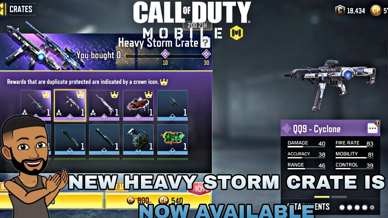 NEW HEAVY STORM CRATE WITH EPIC DLQ33, QQ9 CYCLONE AND MORE IN CALL OF ...