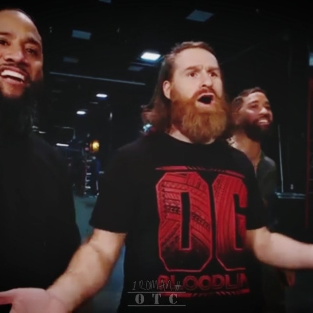 sami zayn and jay osu and jimmy wee #رومن #لايك the osus the bloodline ...