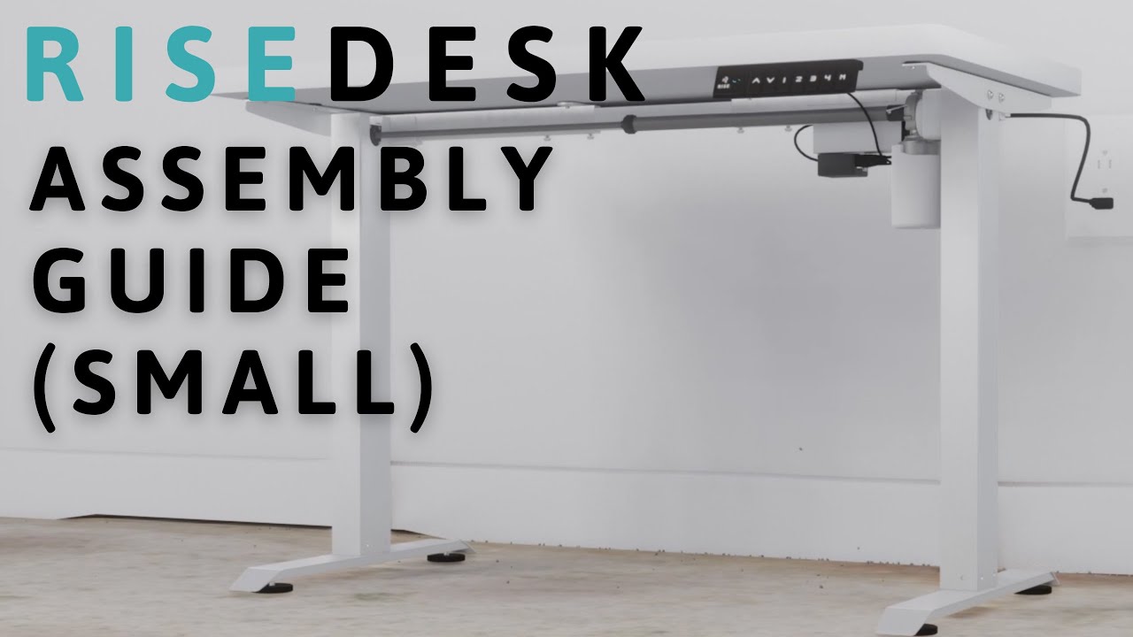 How to assemble your small standing desk? - RISEDESK Small Standing ...