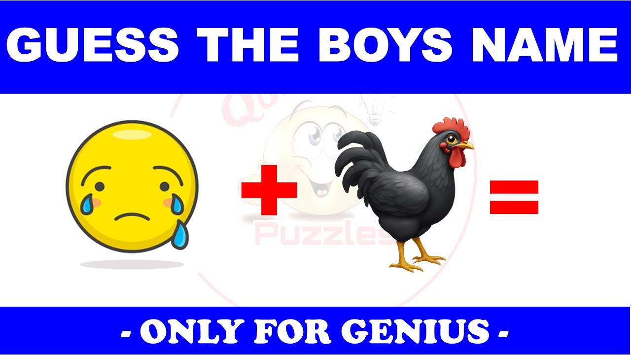 Guess Boy Name from Emoji Challenge | Hindi Paheliyan | Riddles in ...