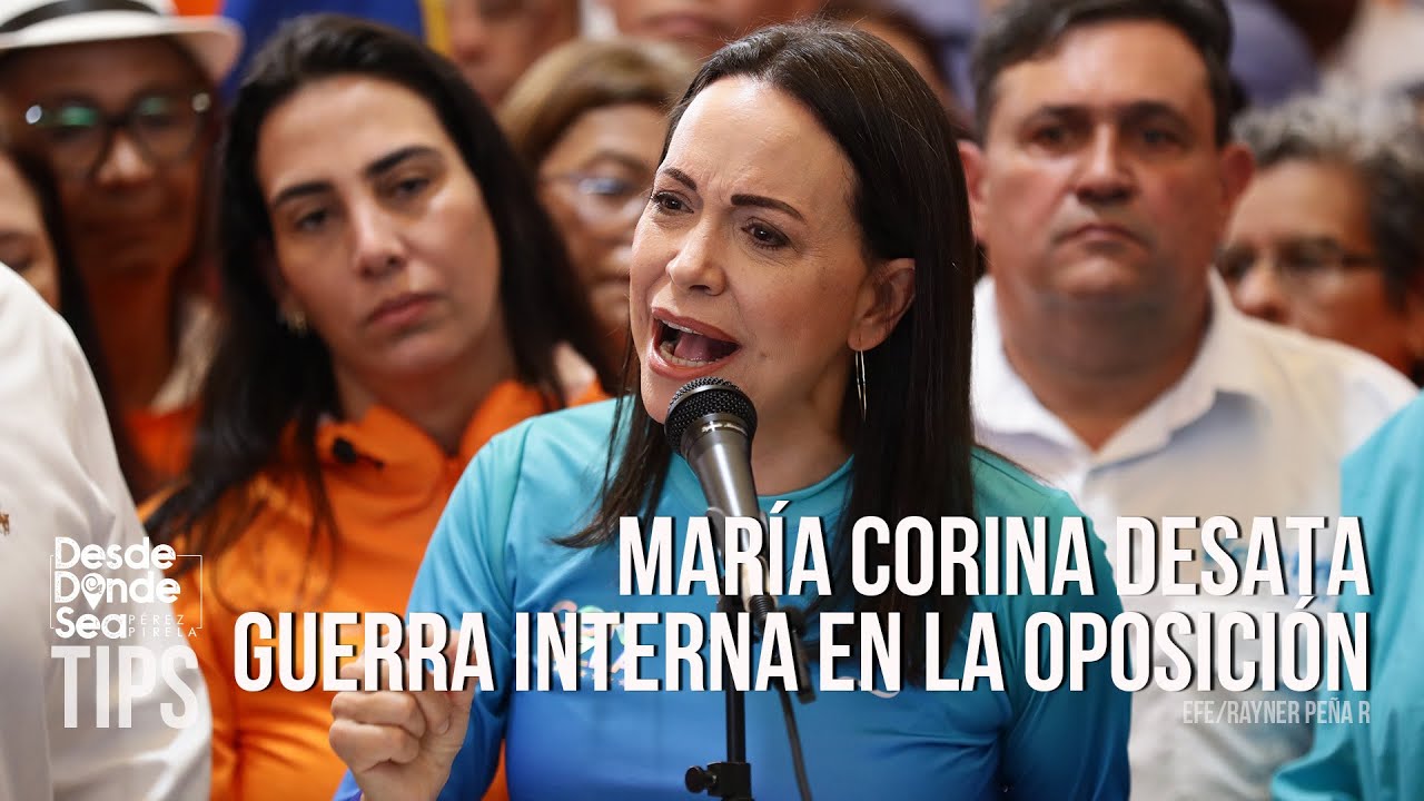 Estrategia gringa: María Corina va a escoger al candidato opositor para ...