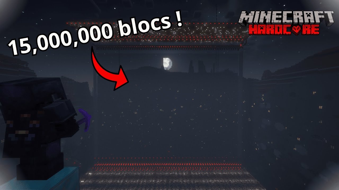 Je construit une 🚧 MEGA QUARRY 🚧 sur Minecraft Hardcore 👊🔥 - YouTube