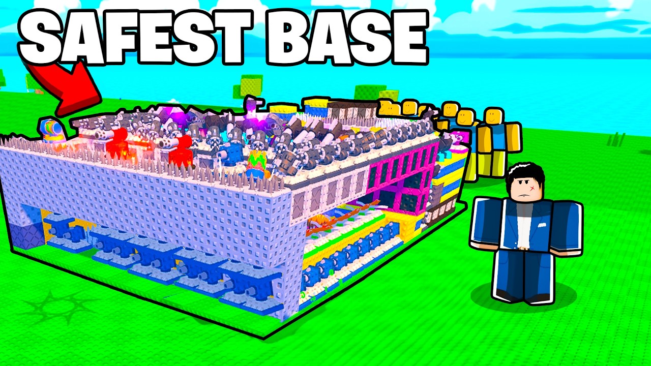 I Spent $10,000 For The SAFEST BASE in Roblox... - YouTube