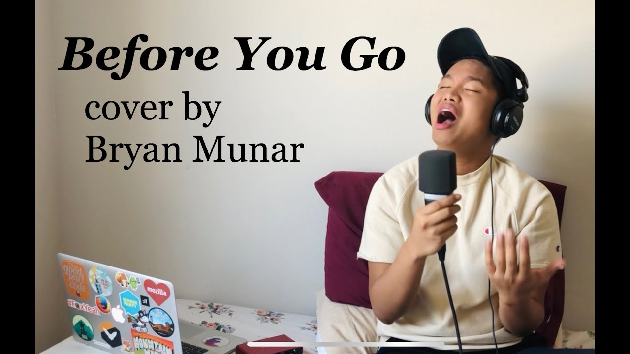 Before You Go - Lewis Capaldi (cover by Bryan Munar) - YouTube