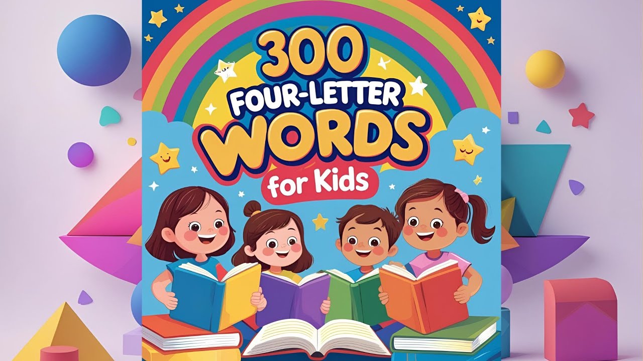 300 Four-Letter Words Every Child Should Know | Fun Reading & Spelling ...