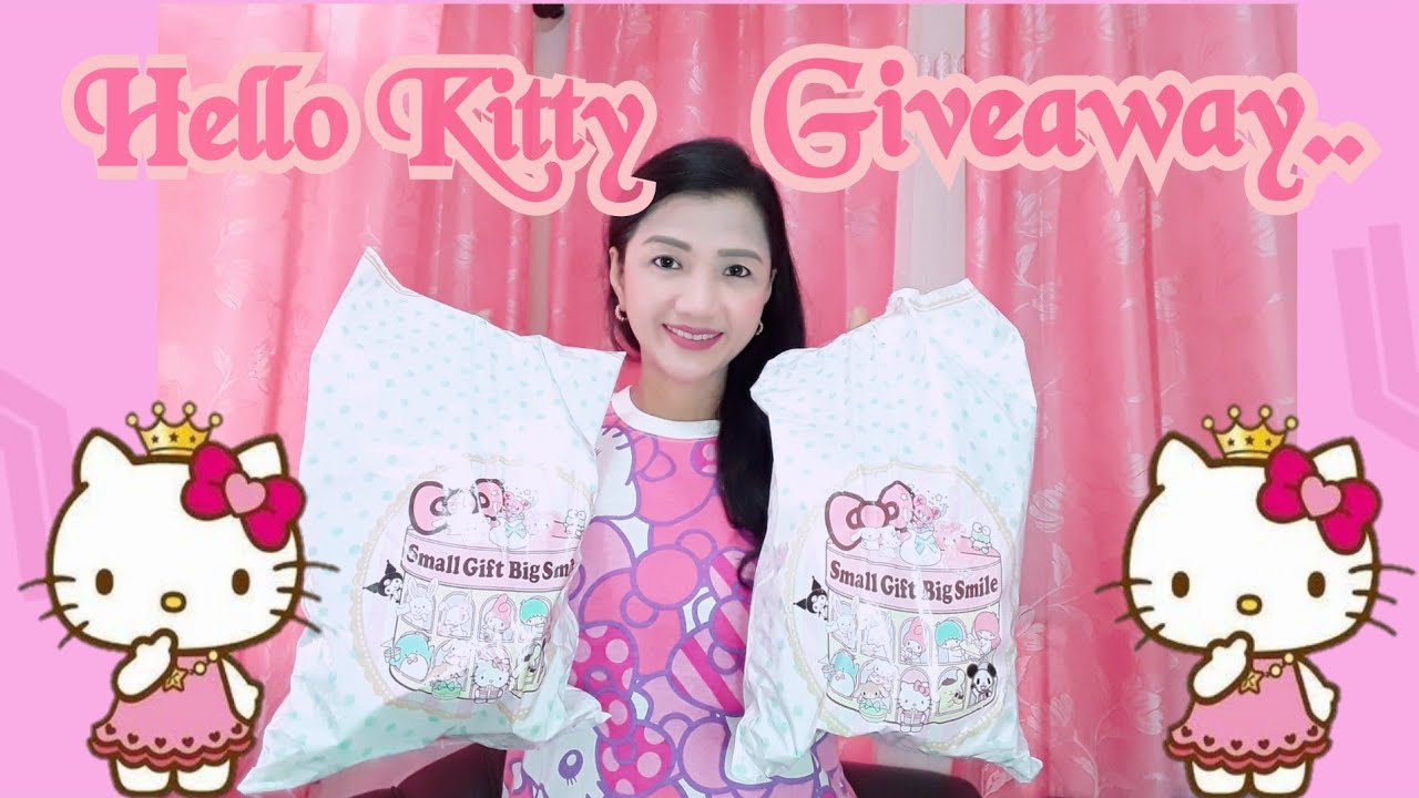 HELLO KITTY GIVEAWAY | Kitty Pink Cathy 💋 - YouTube