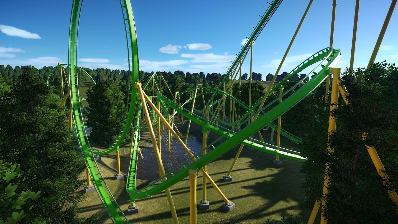 Planet Coaster - Ninja (Floorless Coaster) - YouTube