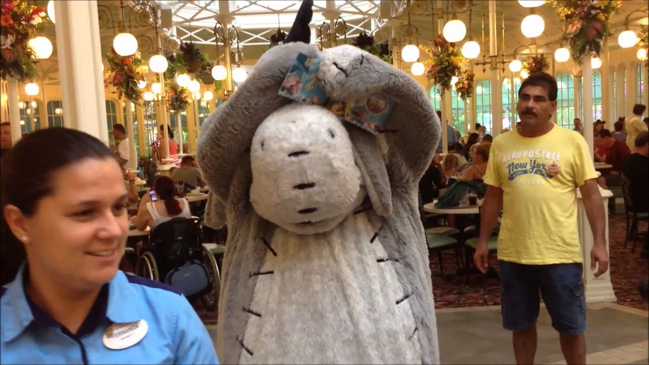 Eeyore Character Dining Meet and Greet at the Magic Kingdom Crystal ...