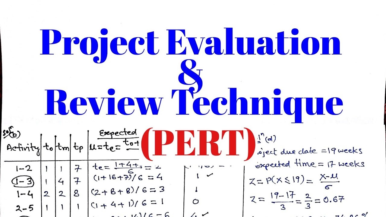PERT Project Evaluation And Review Technique In Hindi YouTube pert-project-evaluation-and-review-technique-in-hindi-youtube