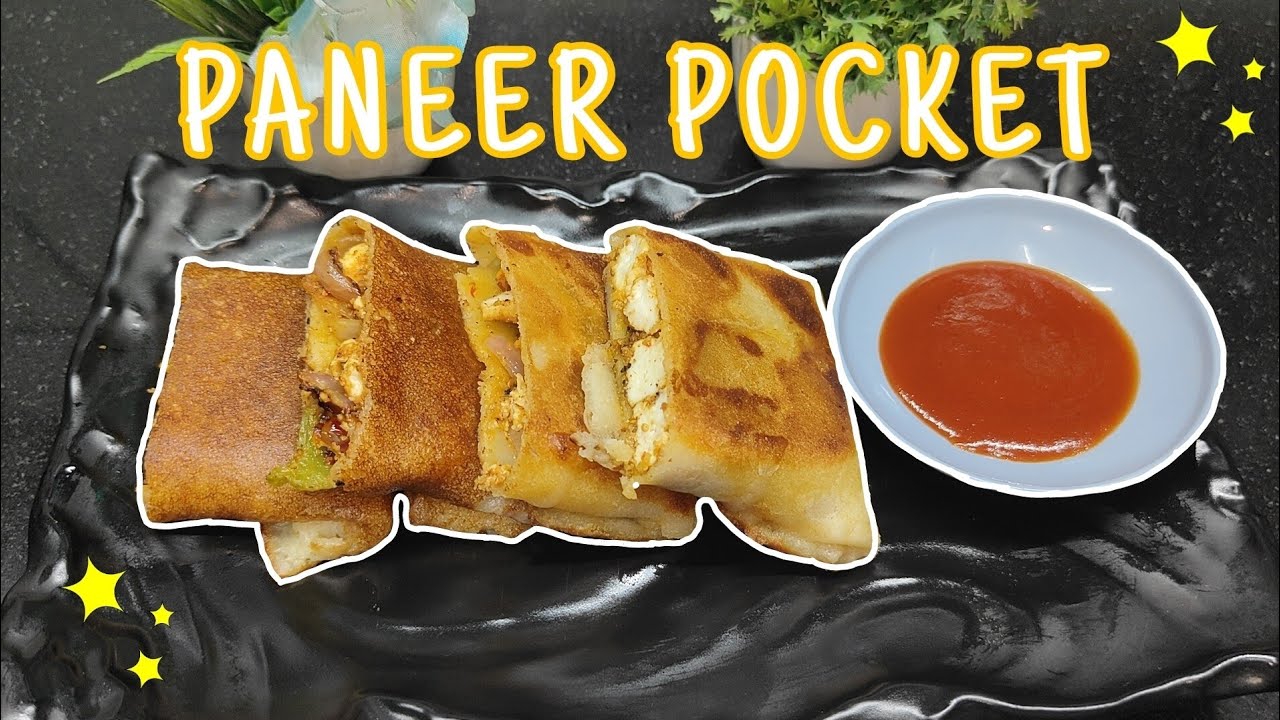 Paneer Crepes recipe | Paneer Pockets for Lunch/Dinner & Tiffin box ...