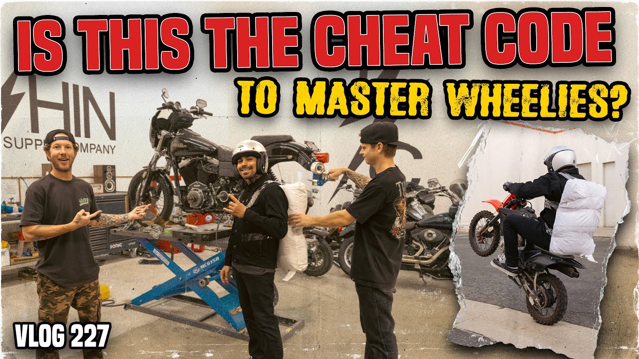 Cheat Codes To Master Wheelies?! Juan's Wheelie Practice Part 2 - Vlog 227 - YouTube