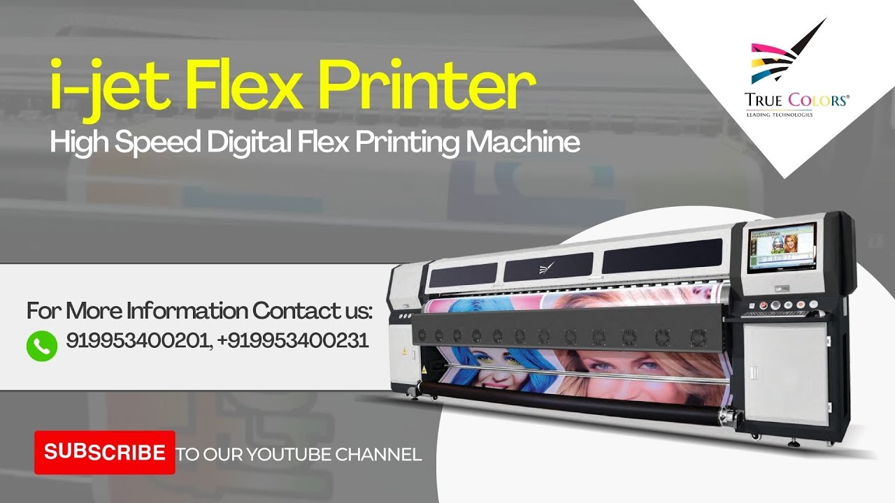 Solvent Printing Machine in India...True Solvent Flex Printer # ...