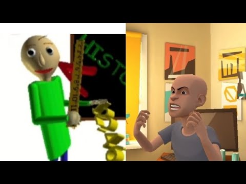 Classic Caillou plays Baldi's Basics/got raged/grounded