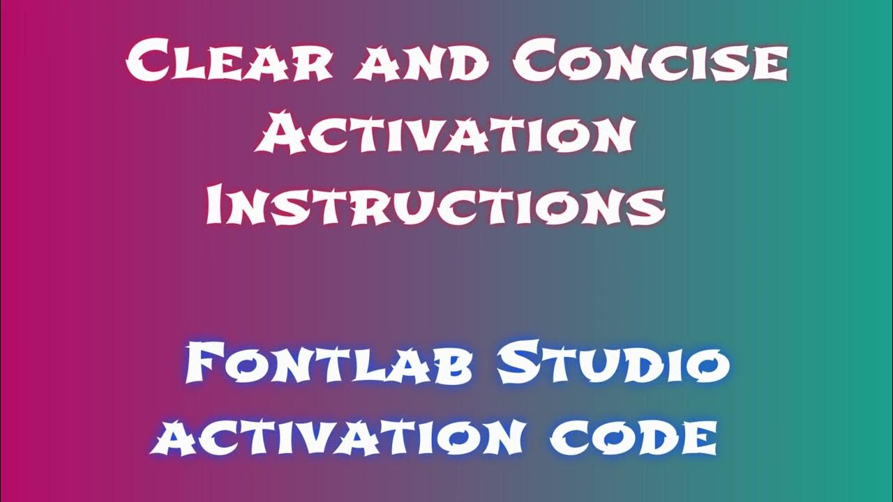 Download & Install Fontlab Studio: Complete Tutorial - YouTube