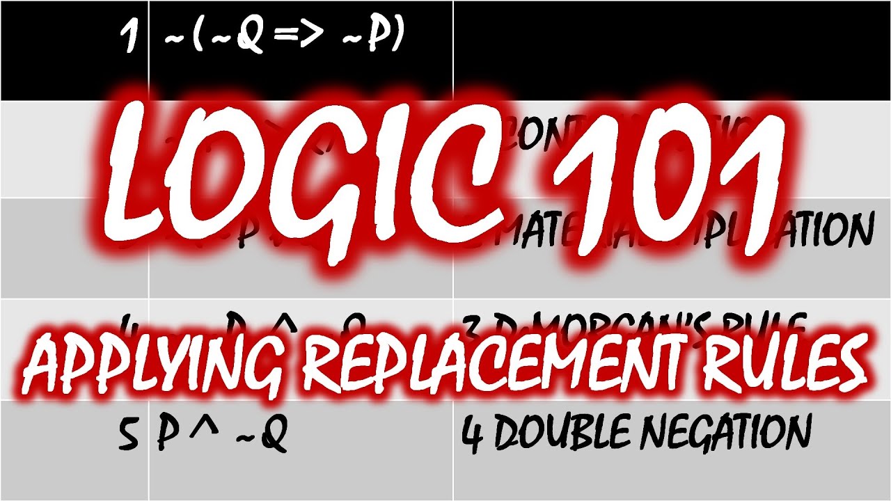 Logic 101 21 Applying Replacement Rules YouTube Logic 101 21 Applying Replacement Rules YouTube