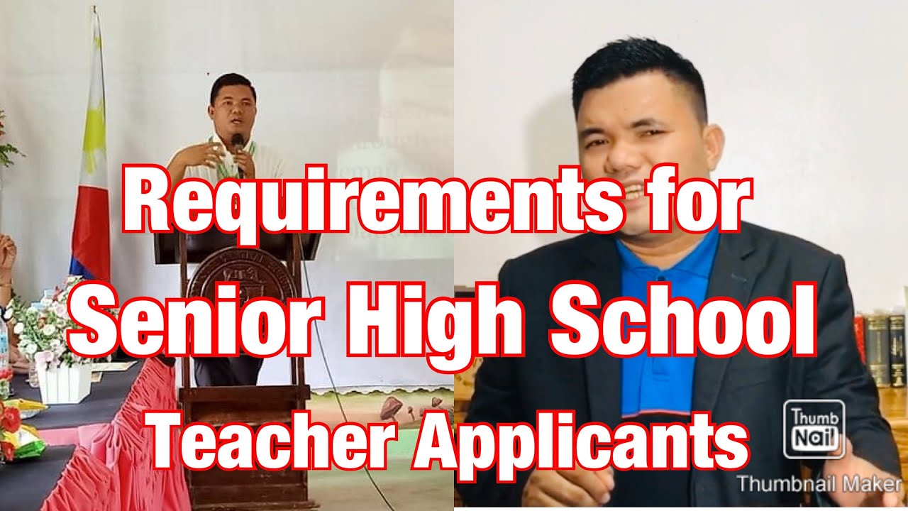 MUST WATCH BEST VIDEO Requirements For Senior High School Teacher must-watch-best-video-requirements-for-senior-high-school-teacher