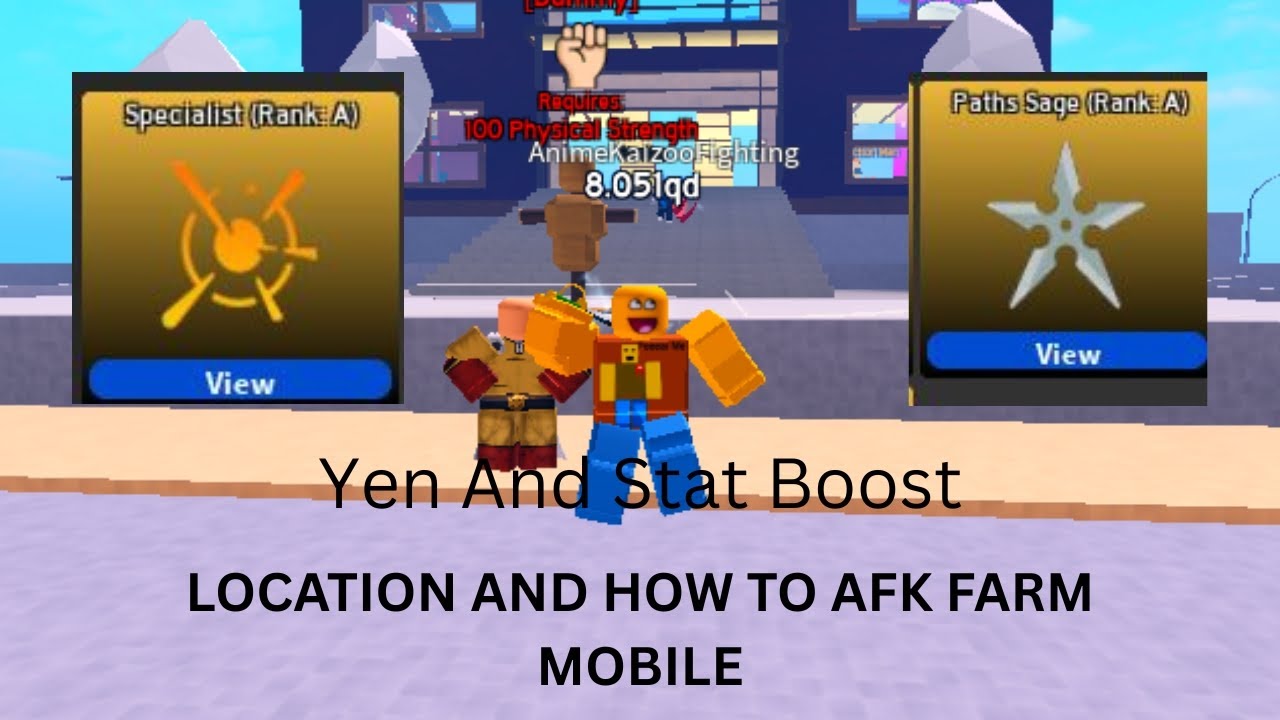 Best Way To AFK Farm Tokens in Anime Fighting Simulator Endless (Mobile ...