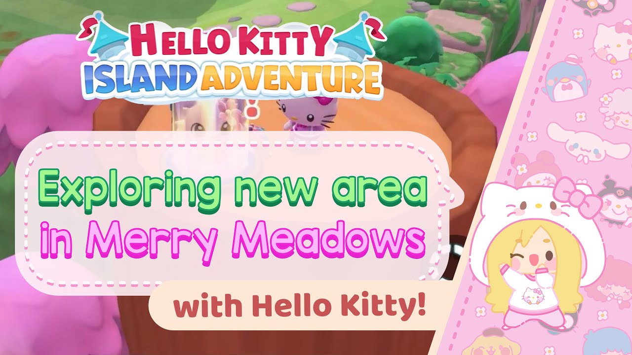 Exploring the new area with Hello Kitty | Hello Kitty Island Adventure ...
