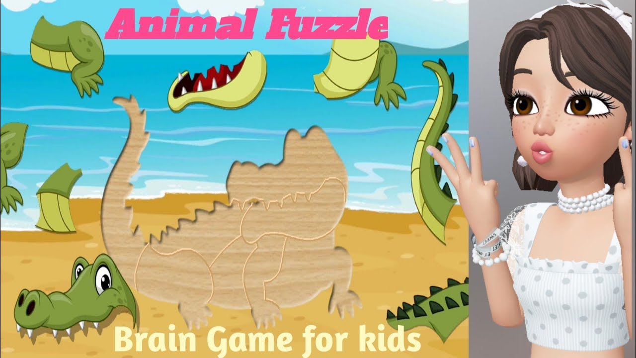 Animal Fuzzle Cartoon Game | Kids Game | Brain Game for kids 🧠 - YouTube