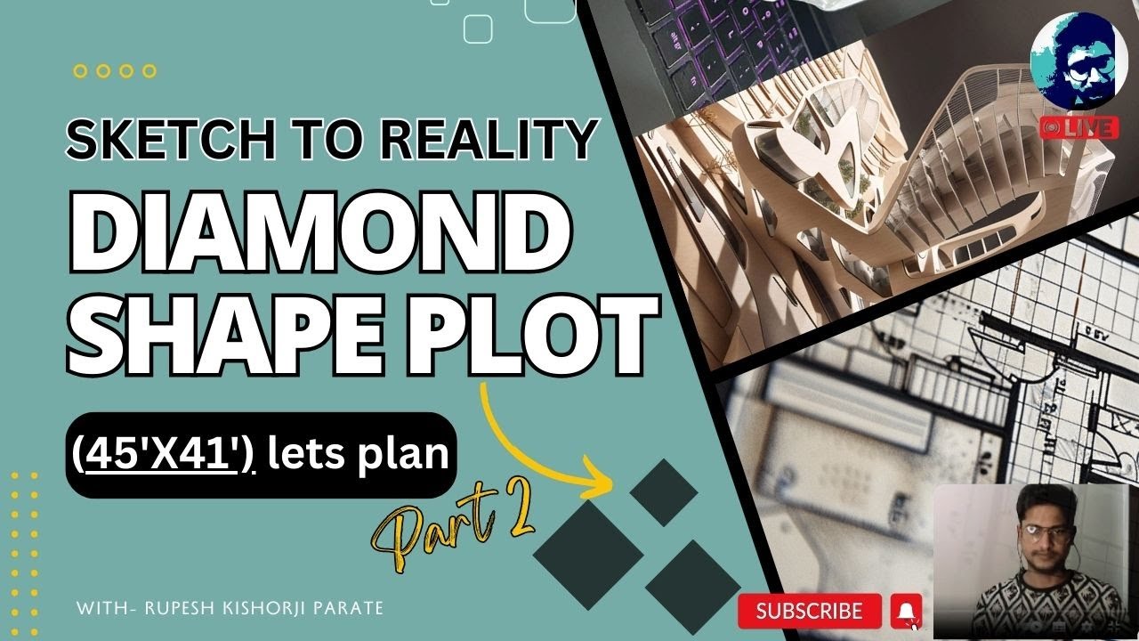 From Sketch to Reality: Drafting a Unique Diamond-Shaped Plot (45' X 41 ...