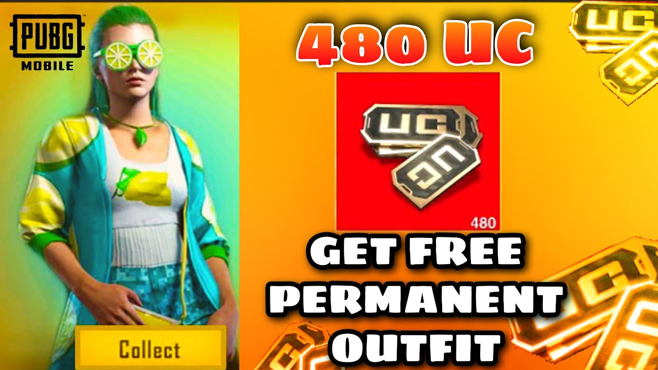 Permanent Free Outfit in Pubg | lemon set | 480 uc free | Pubg Mobile ...