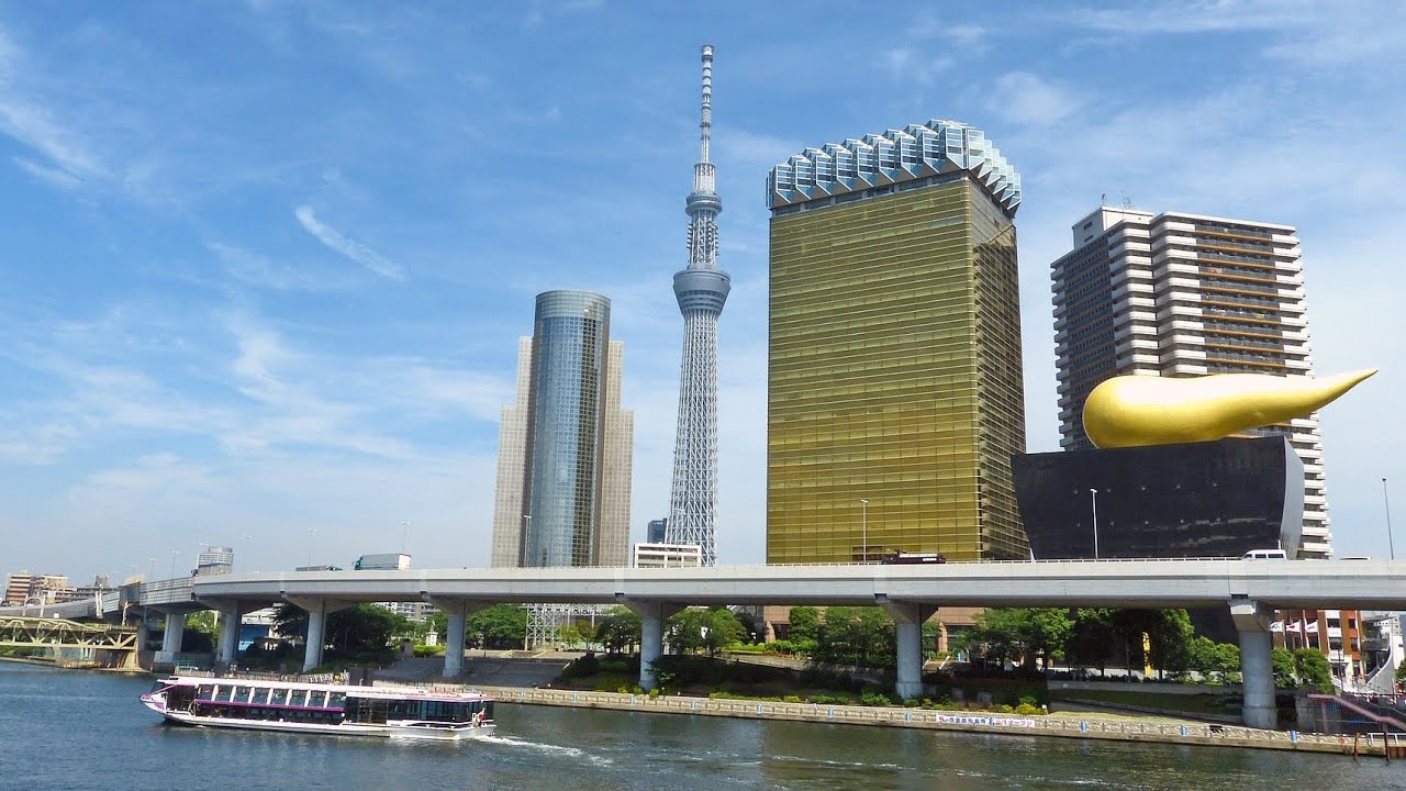 Caminando a las orillas del Río Sumida | Tokio Japón 4K - YouTube
