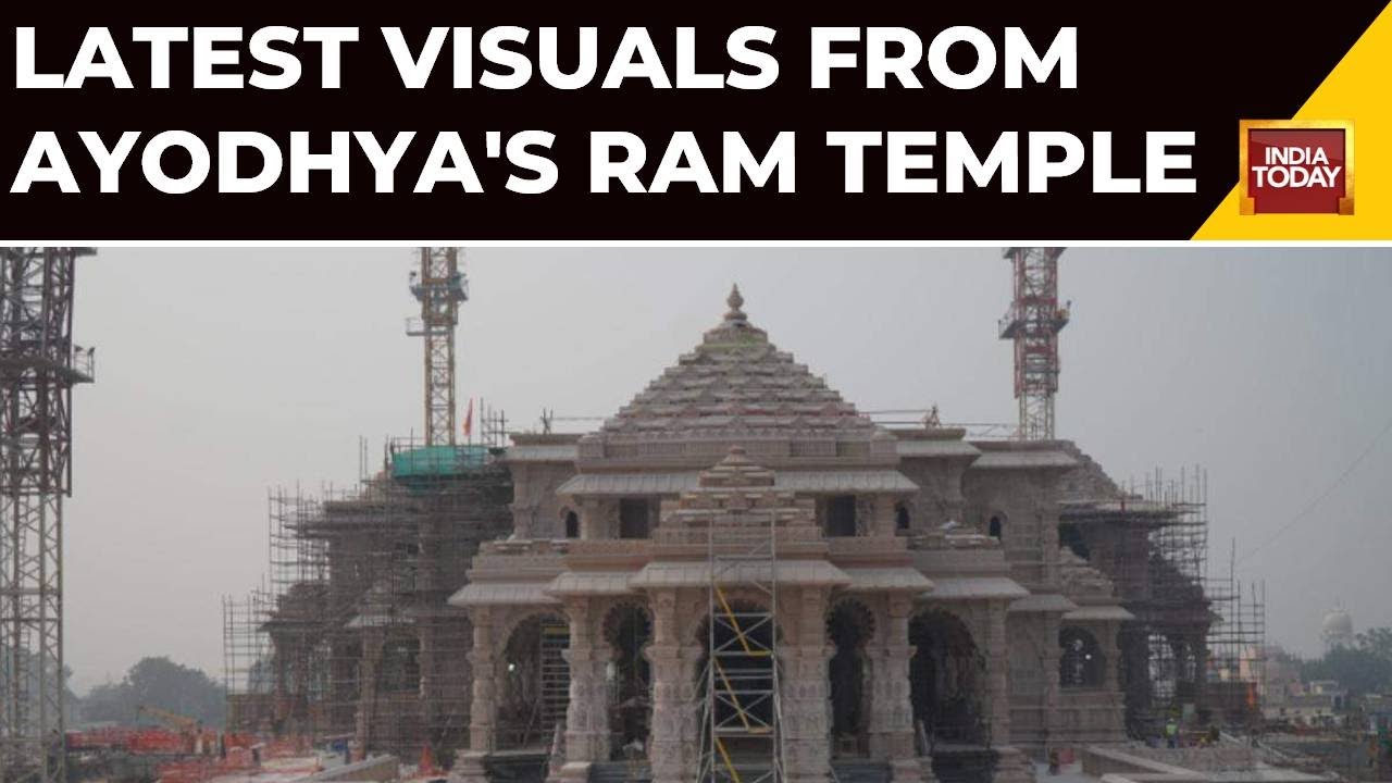 Latest Visuals From Ayodhya's Ram Temple Where Preparations Are In Full ...
