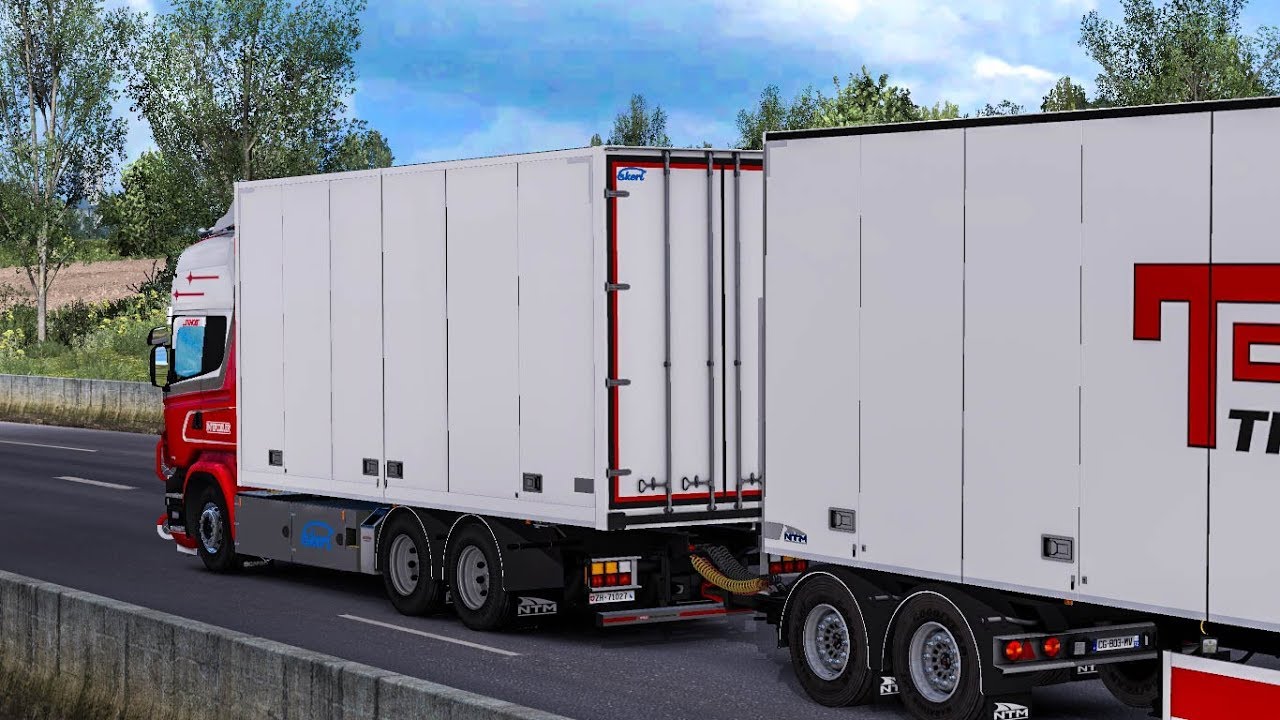 ETS 2 Kraker/NTM/Ekeri Tandem Addon for RJL Scania RS & r4 v 1.6 [1.31 ...