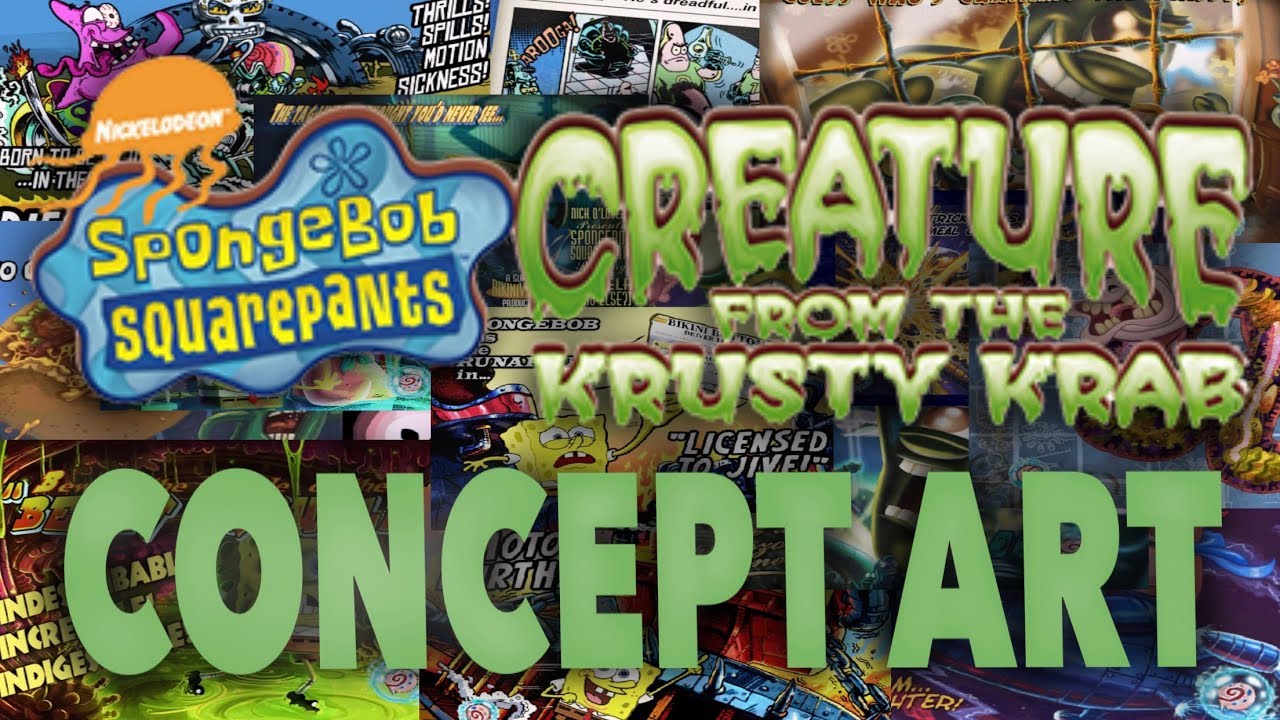All "SpongeBob: CFtKK" Lost Concept Art & in-Game Art - YouTube