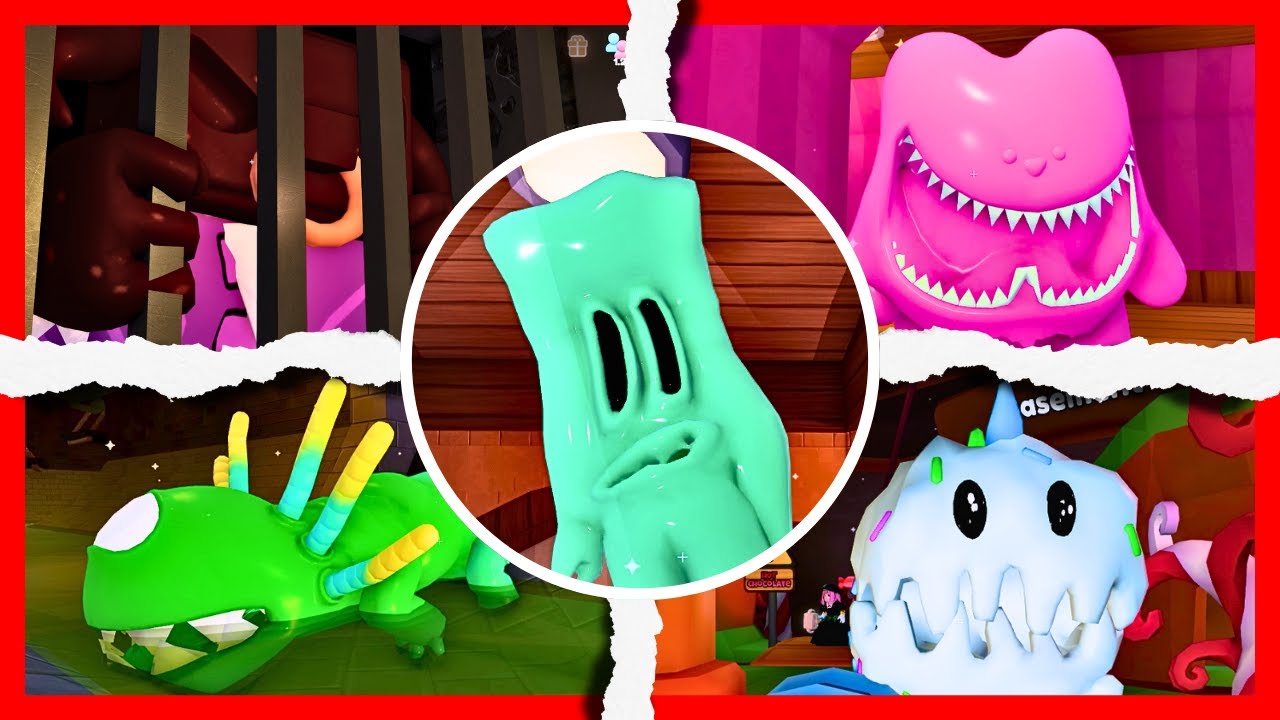 Taffy Tails ALL NEW SHINY MONSTERS & JUMPSCARES - ROBLOX - YouTube