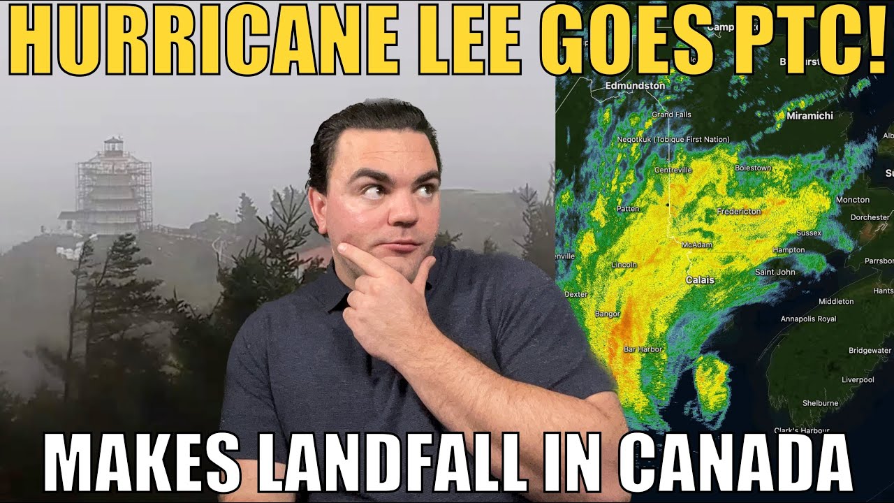 Hurricane Lee becomes a Post Tropical Cyclone as it makes landfall in ...