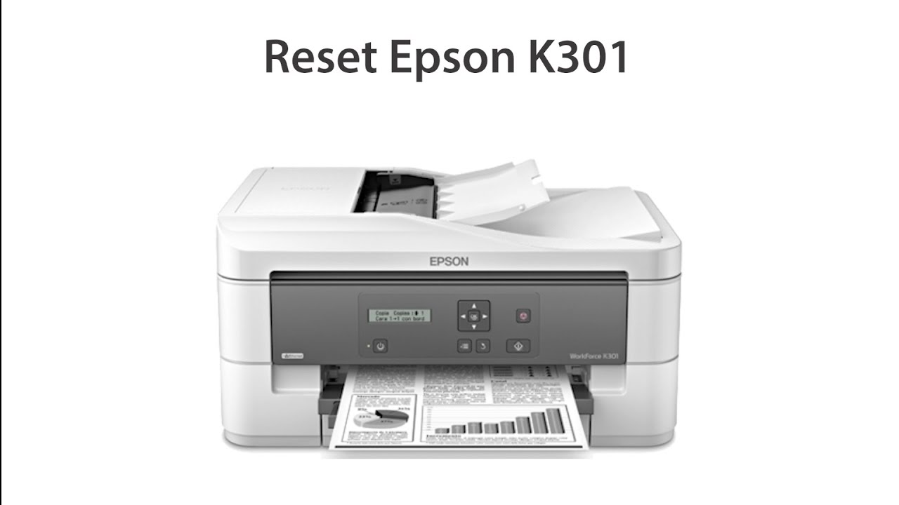 Reset Epson K301 Wicreset Key - YouTube
