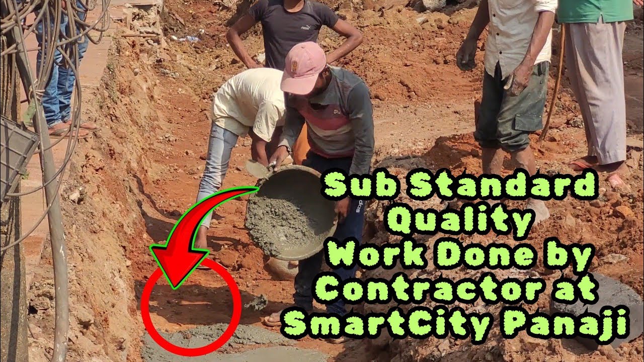 #watchthis Sub Standard Work Under progress by Contractor # ...